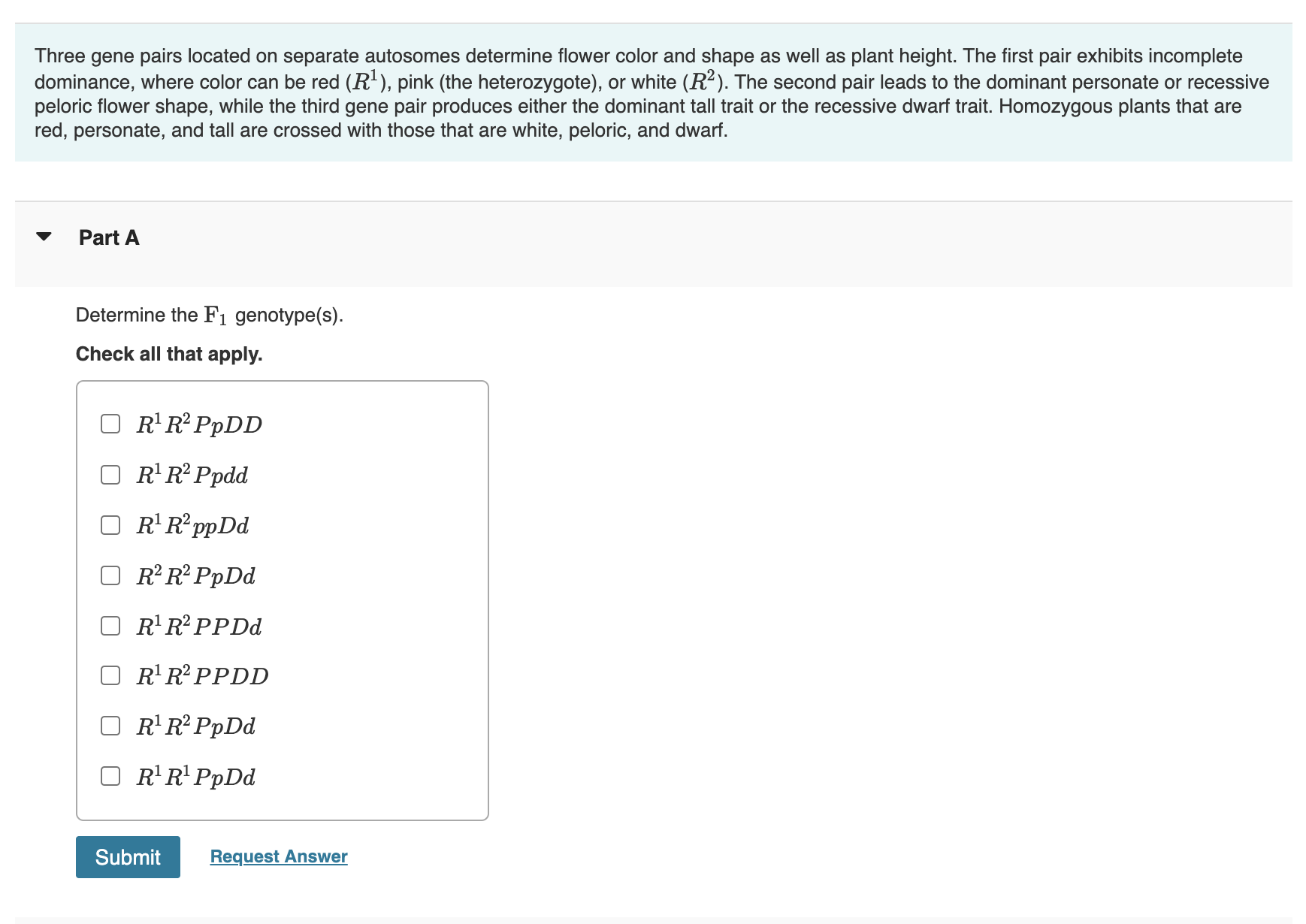 Solved Three gene pairs located on separate autosomes | Chegg.com