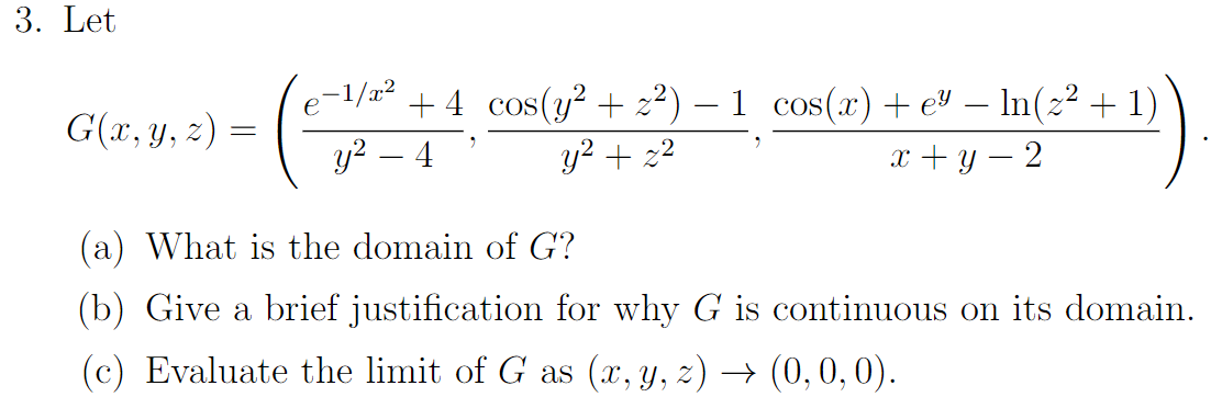 Solved 3. Let G(x, y, z) = -1/22 +4 cos(y2 + 22) — 1 cos(x) | Chegg.com