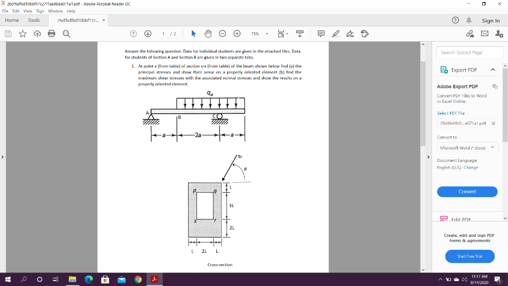 Solved 260*6df6d1bf17c271109edao/la1 pdf - Adobe Acrobat | Chegg.com