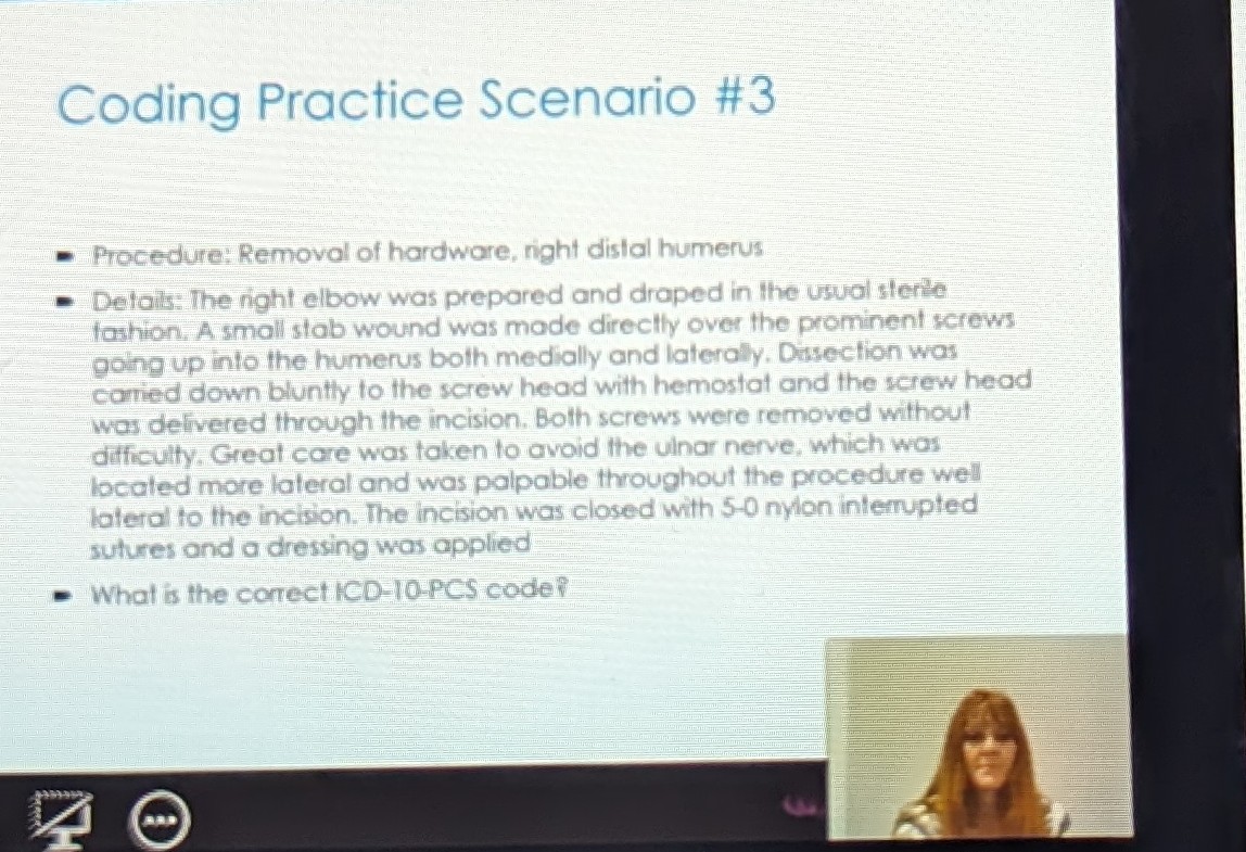Solved Coding Practice Scenario #3Procedure: Removol of | Chegg.com