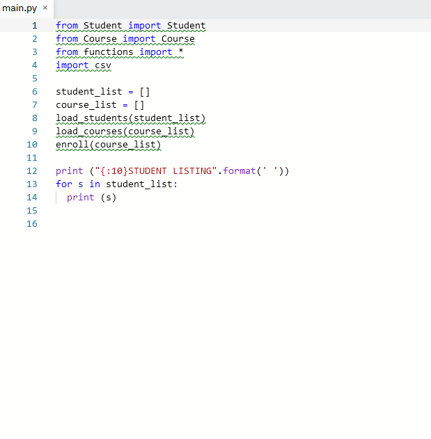 Student & Class Roster NOTE: This is an adaptation of | Chegg.com