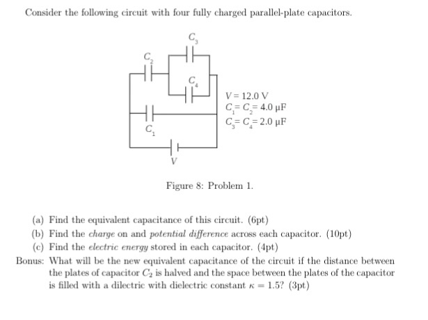 Solved Consider the following circuit with four fully | Chegg.com
