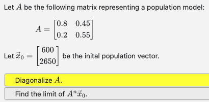 Solved Let A be the following matrix representing a | Chegg.com