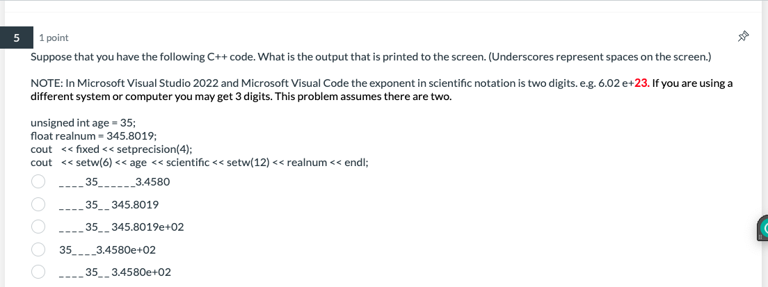 Solved Suppose that you have the following C++ code which | Chegg.com