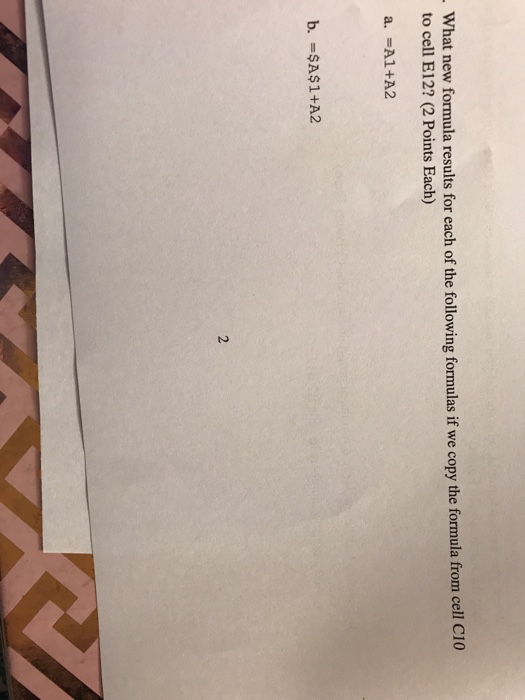 Solved What new formula results for each of the following | Chegg.com