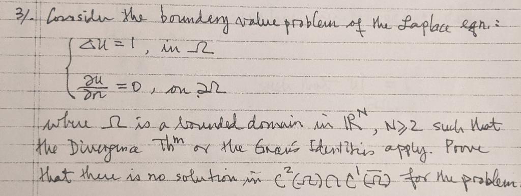 Solved Consider the boundary value problem of the laplace | Chegg.com