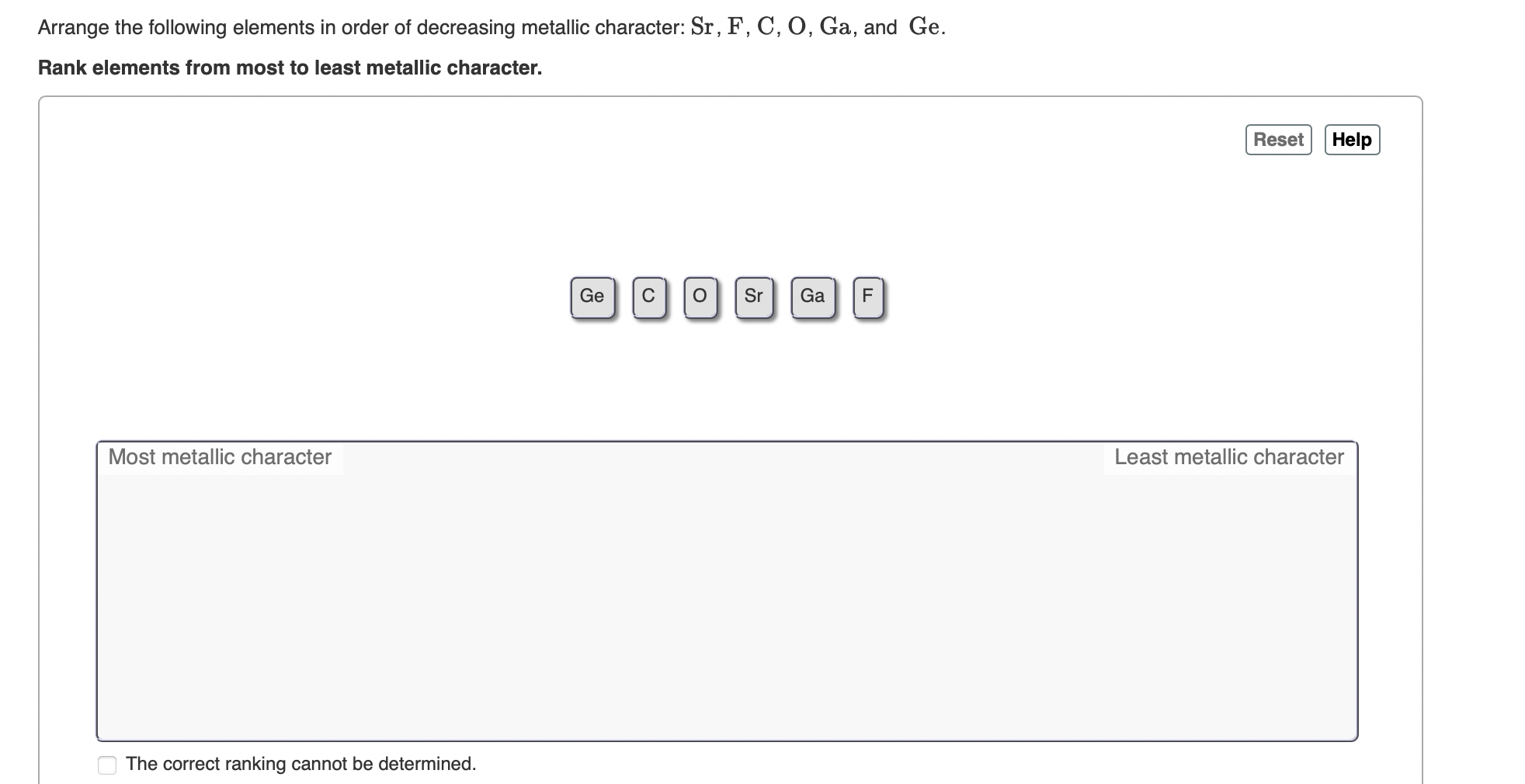 Solved Arrange the following elements in order of decreasing | Chegg.com