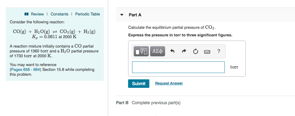 Solved Review I Constants Periodic Table PartA Consider the | Chegg.com