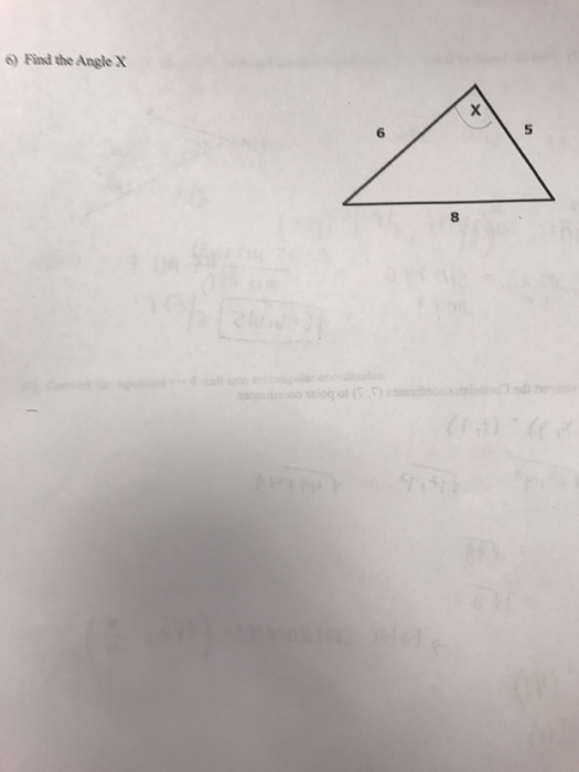 Solved Find the Angle X | Chegg.com