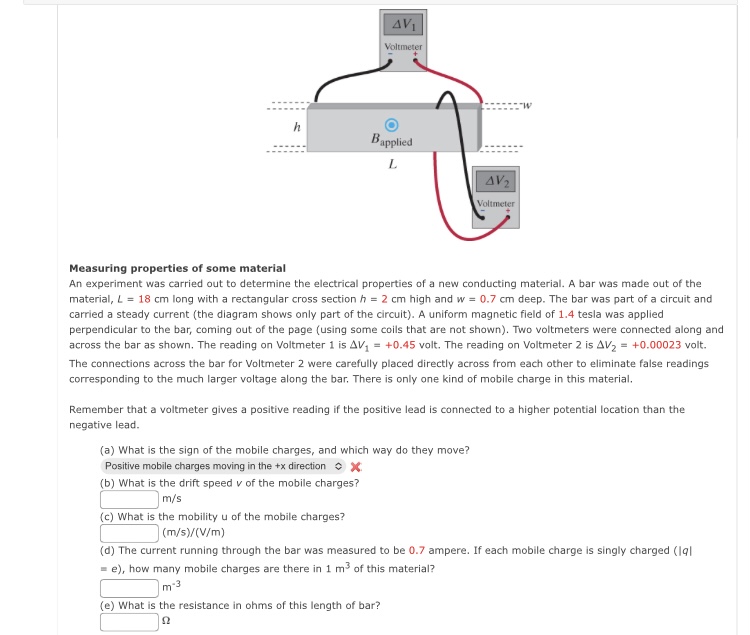 Solved Measuring properties of some material An experiment | Chegg.com
