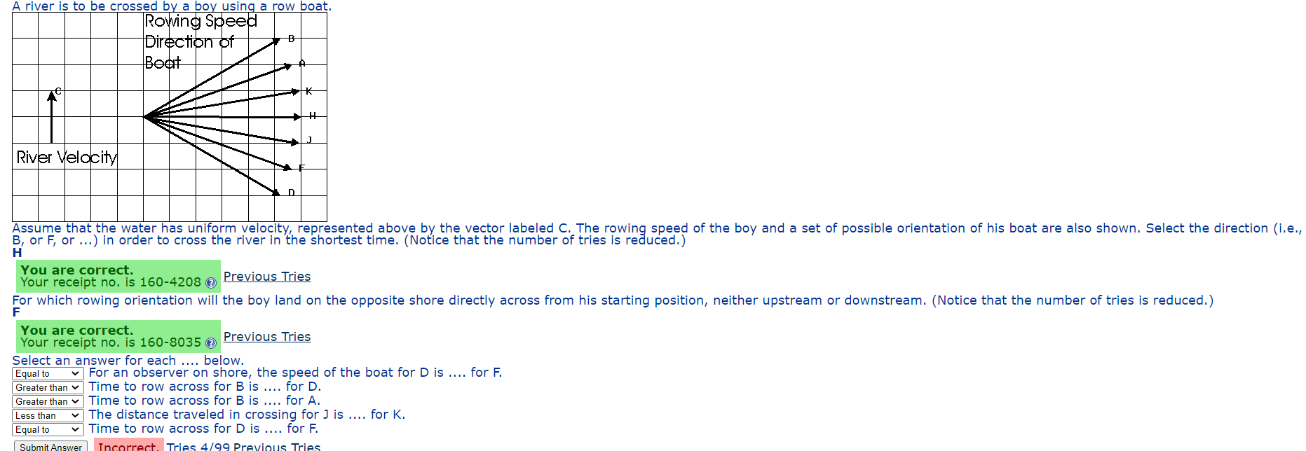 Solved 3 , or F, or ...) in order to cross the river in the | Chegg.com