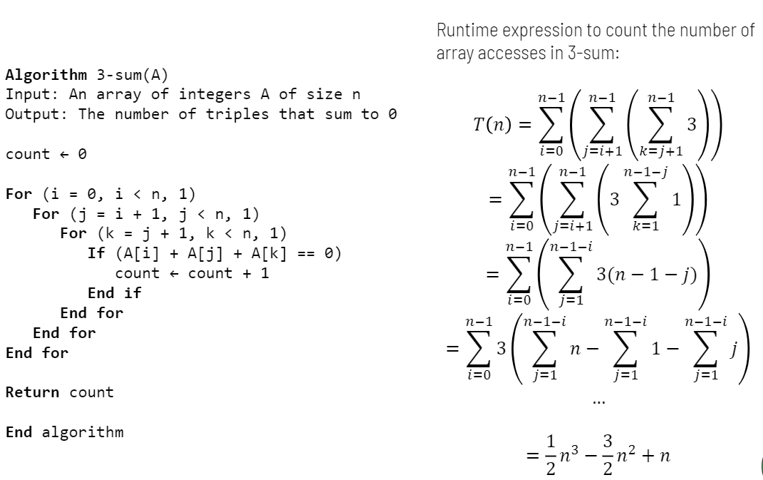 Solved Runtime Expression To Count The Number Of Array 3350