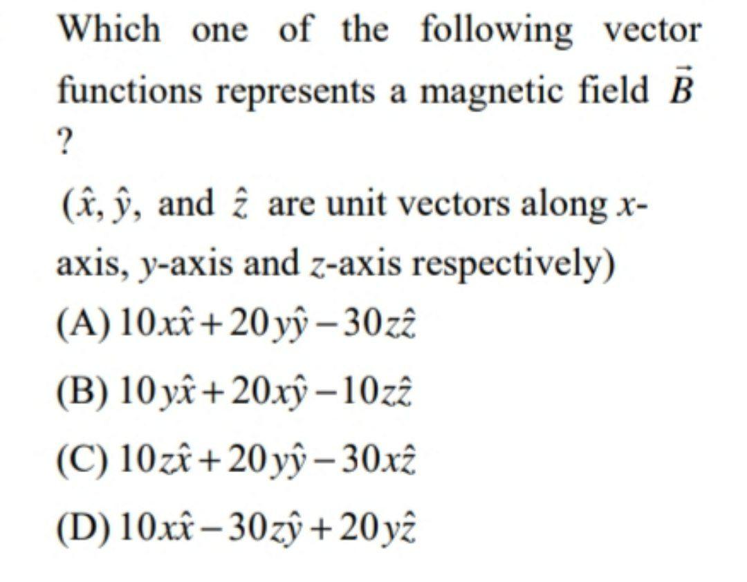 Solved Which one of the following vector functions | Chegg.com