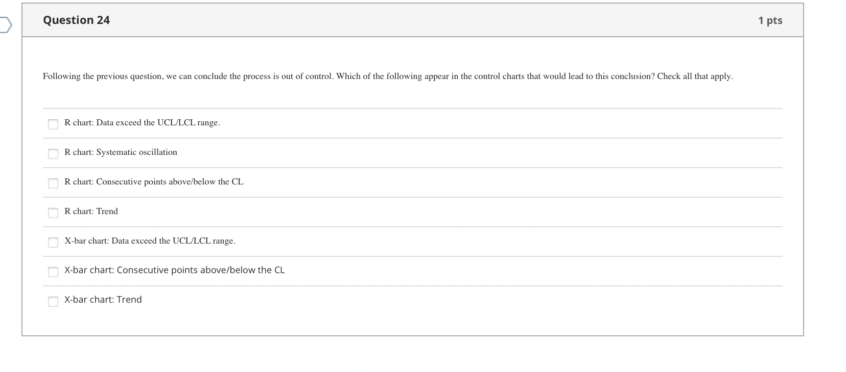 Solved Question 23 1 pts Suppose you are given the following | Chegg.com