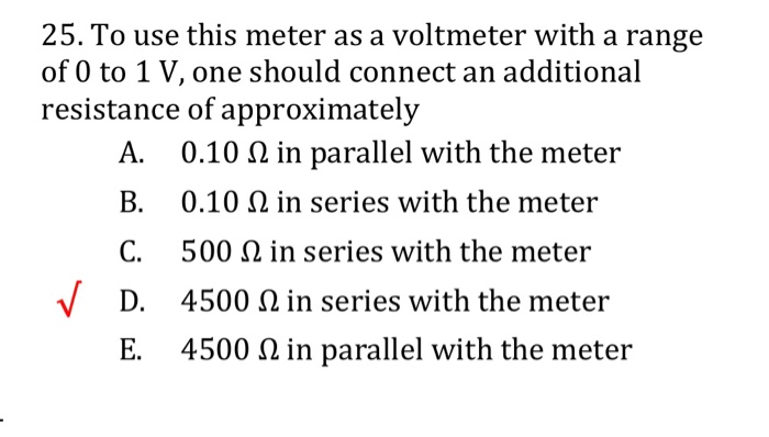 Solved Questions 28 and 29 A meter that registers 0.20 mA at | Chegg.com