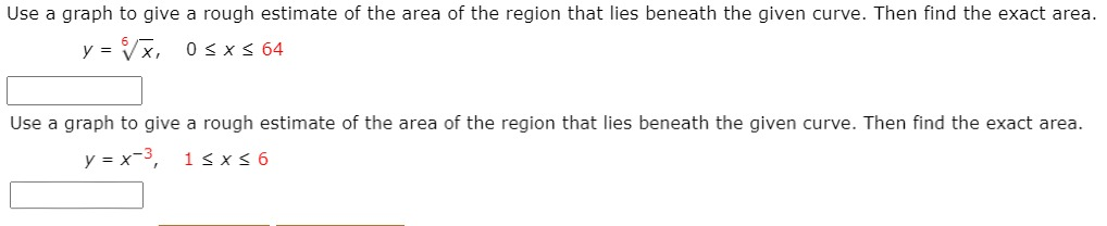 Solved Use a graph to give a rough estimate of the area of | Chegg.com