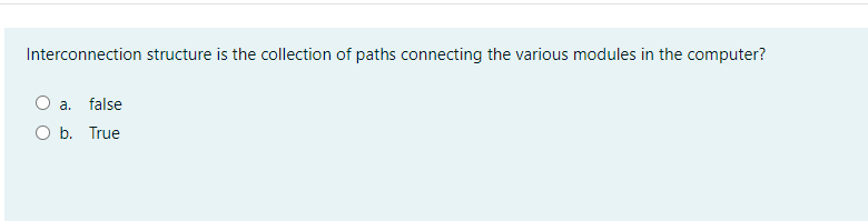 Solved Interconnection structure is the collection of paths | Chegg.com