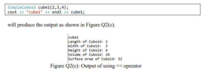 Solved Help with C++A SimpleCuboid can be represented by | Chegg.com