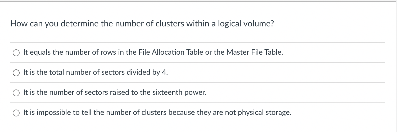 Solved How can you determine the number of clusters within a | Chegg.com