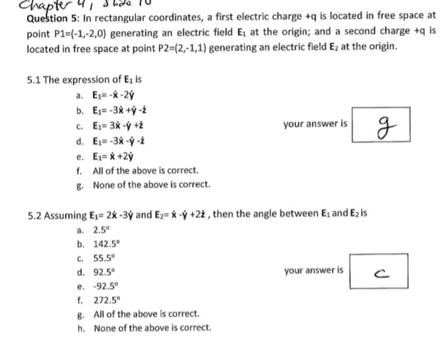 Solved chapter 4, slide 10 Question 5: In rectangular | Chegg.com