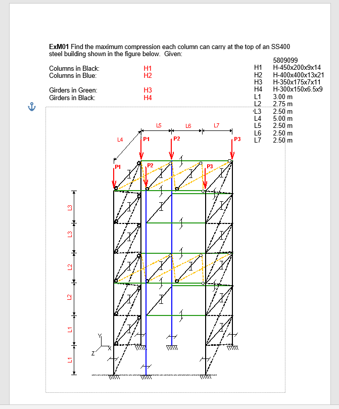 ExM01 Find the maximum compression each column can | Chegg.com