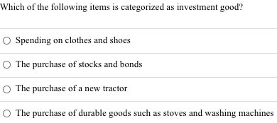 Solved Which of the following items is categorized as | Chegg.com