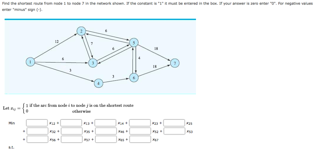 (Solved) : Find Shortest Route Node 1 Node 7 Network Shown Constant 1 ... (Solved) : Find Shortest Route Node 1 Node 7 Network Shown Constant 1 ...