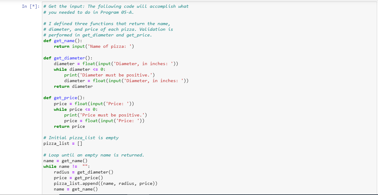 Solved Part I: Get the Input Here's a sample input session: | Chegg.com