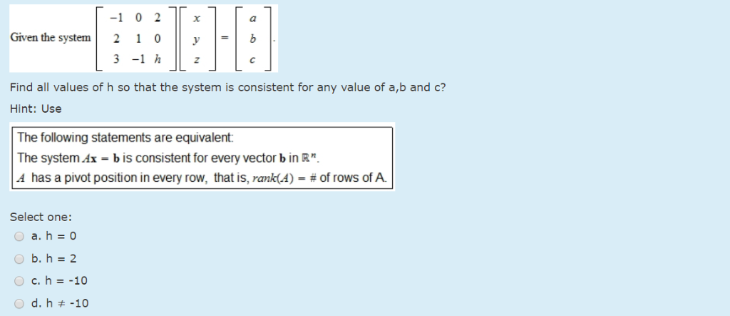 Solved Reduce the following matrix to REF (using only row | Chegg.com