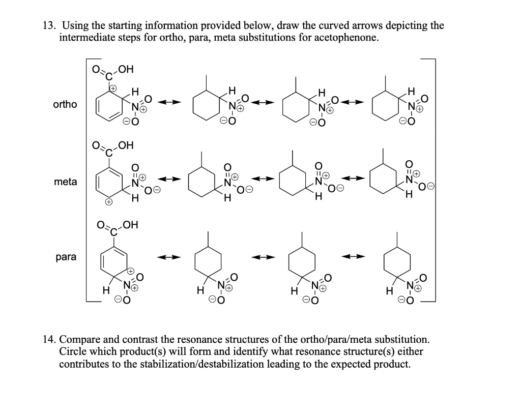 Acetophenone Resonance Structures