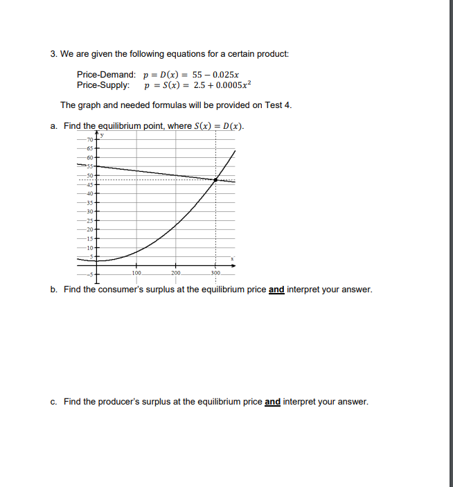 Solved We ﻿are given the following equations for a certain | Chegg.com