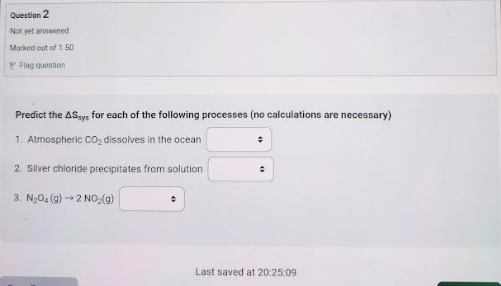 Solved Question 2Not yet answeredMarked out | Chegg.com