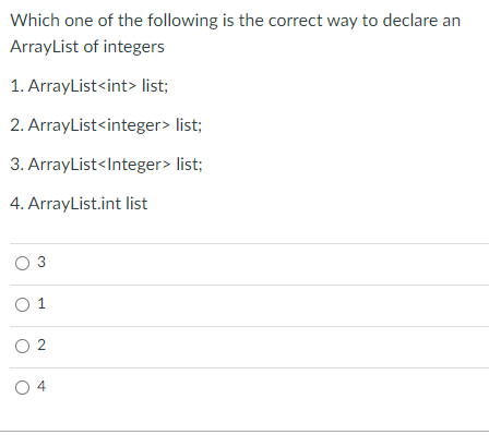 Solved which one of the following is the correct way to | Chegg.com