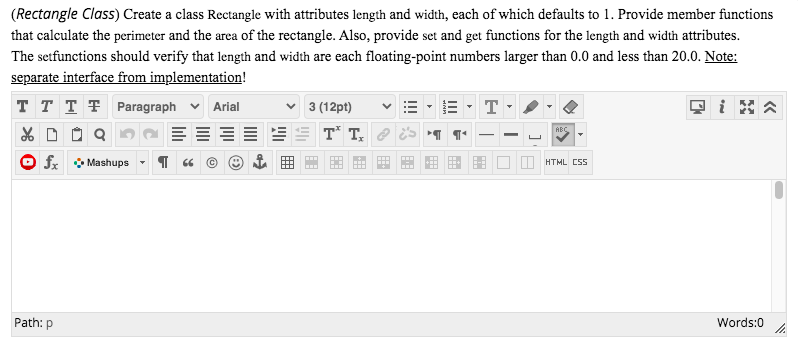 Solved (Rectangle Class) Create a class Rectangle with | Chegg.com Solved (Rectangle Class) Create a class Rectangle with | Chegg.com