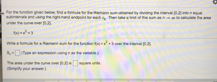 Solved For the function given below, find a formula for the | Chegg.com