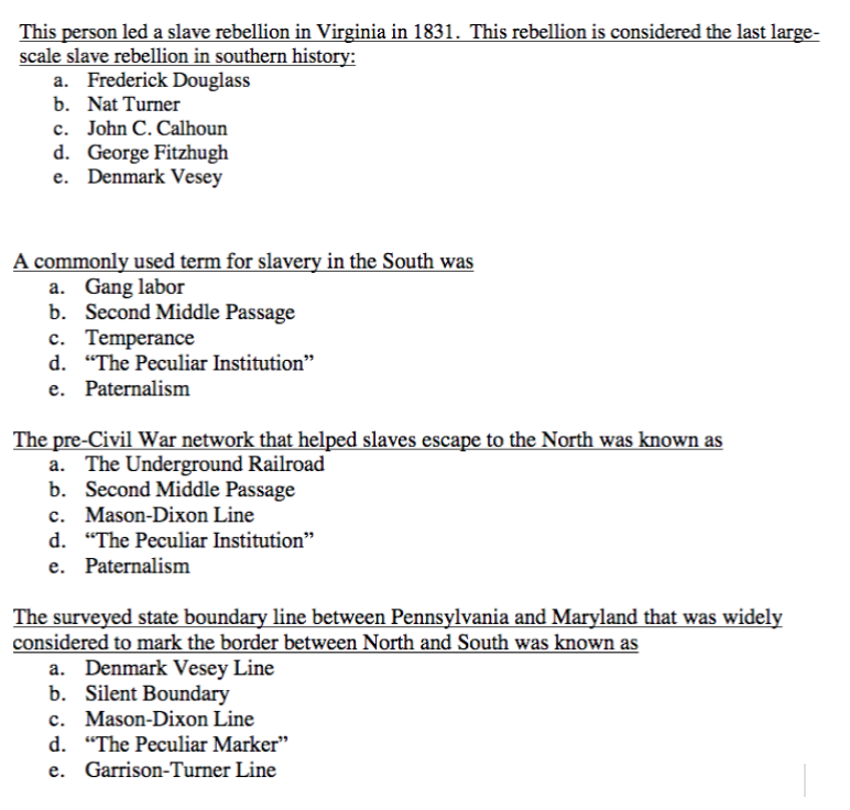 Solved This scale slave rebellion in n led a slave rebellion | Chegg.com