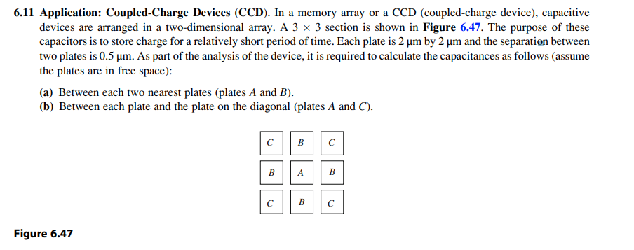 6.11 Application: Coupled-Charge Devices (CCD). In a | Chegg.com