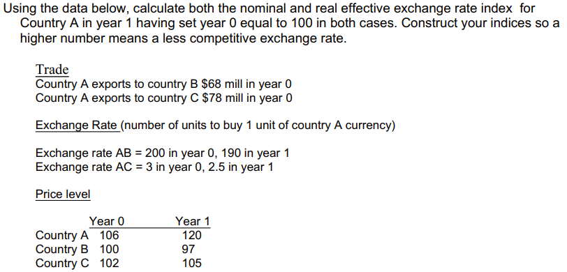 Real Effective Exchange Rate Equation - Tessshebaylo