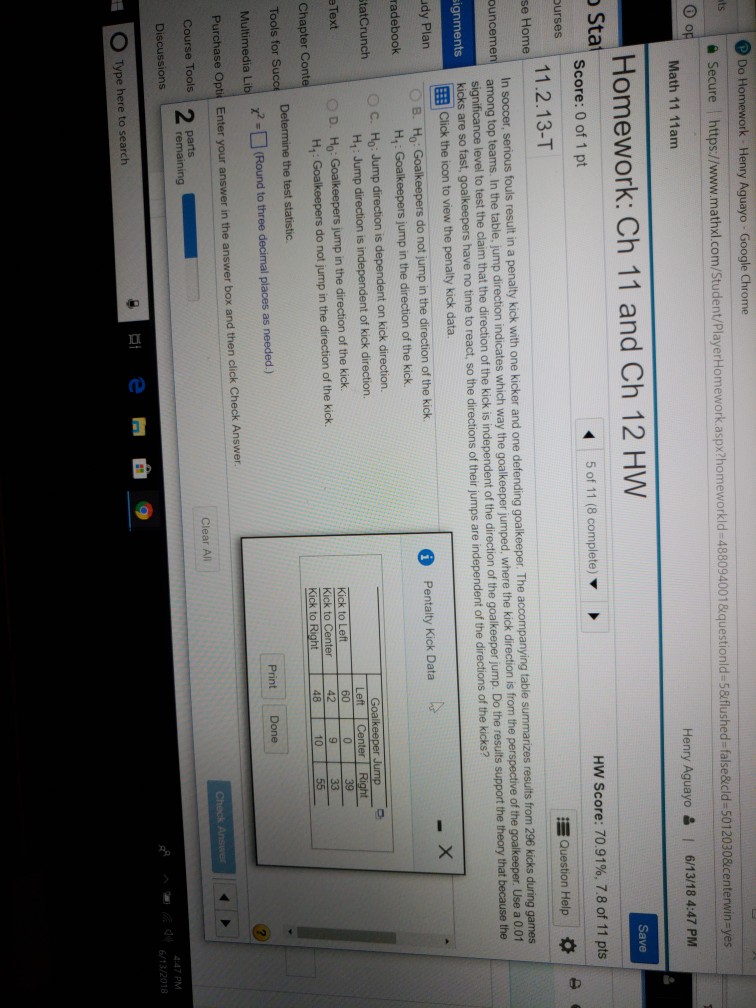 Solved Do H a Secure https//www.mathxl.com/Student/Player rk | Chegg.com