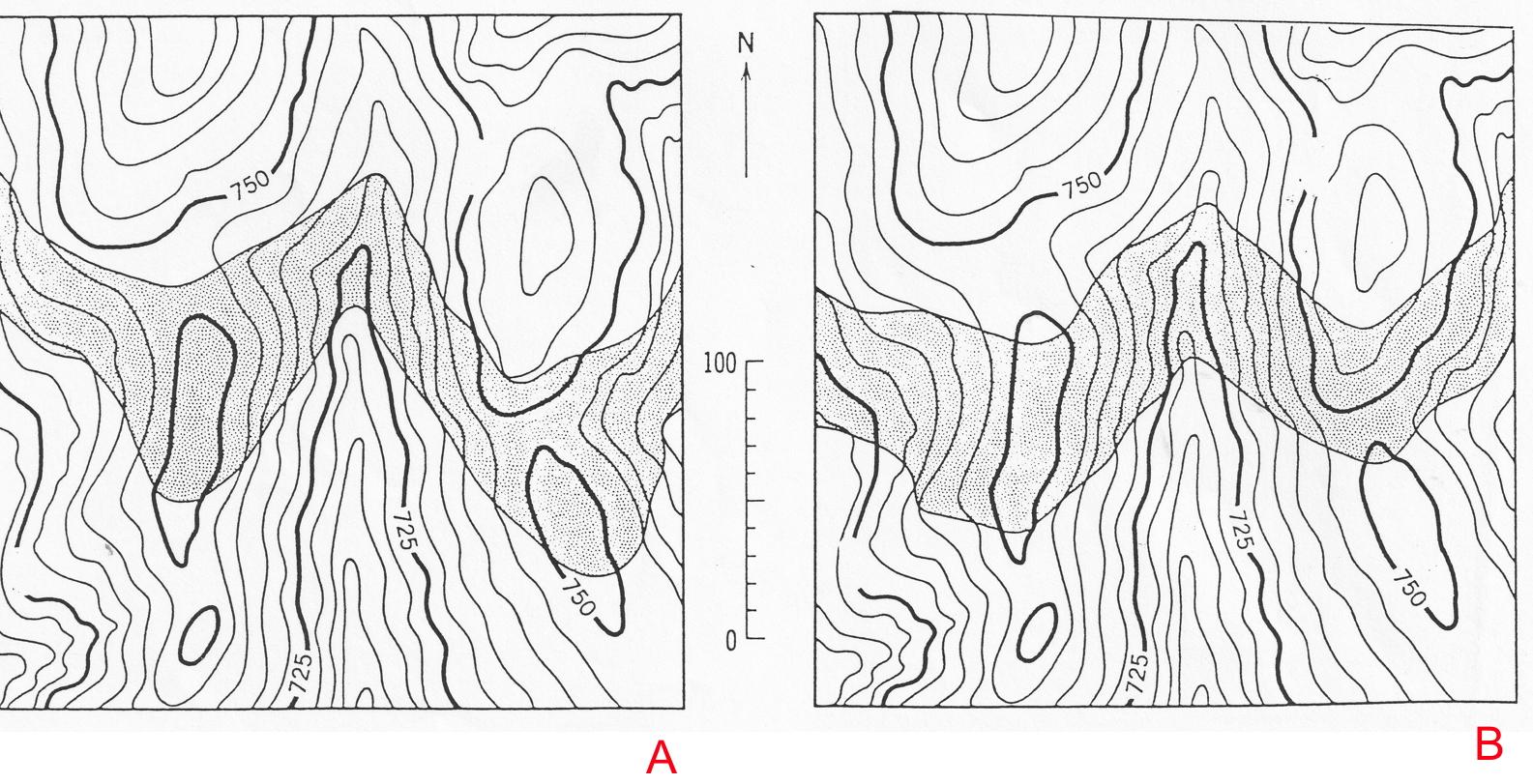 Solved Determine the direction and dip of the shaded layers | Chegg.com