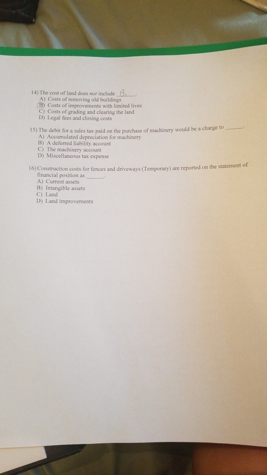 Solved pter Long-Term Operating Assets: Acquisition, Cost | Chegg.com