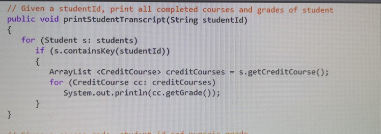 public class Student implements Comparable private | Chegg.com
