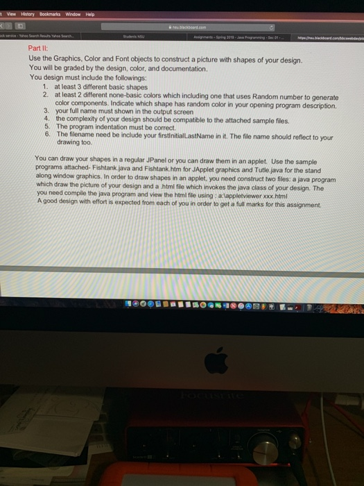 Solved Part I Study and run the program: Snowman java from | Chegg.com