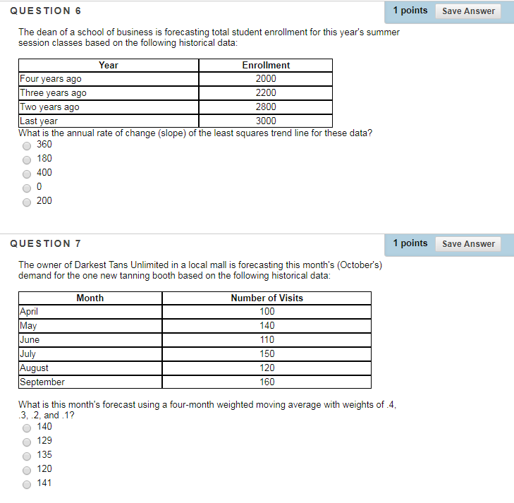 Solved QUESTION 6 1 pointsSave Answer The dean of a school | Chegg.com
