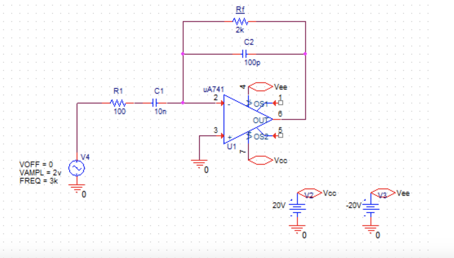 Solved A differentiator based on an op-amp is shown | Chegg.com