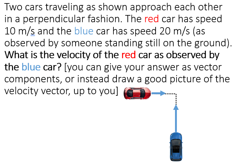 Solved Two cars traveling as shown approach each other in a | Chegg.com