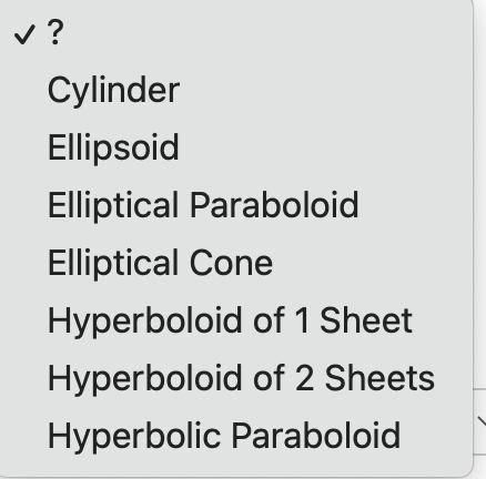 Solved - The surface given via the equation 9x2=4y2+4z2 is a | Chegg.com