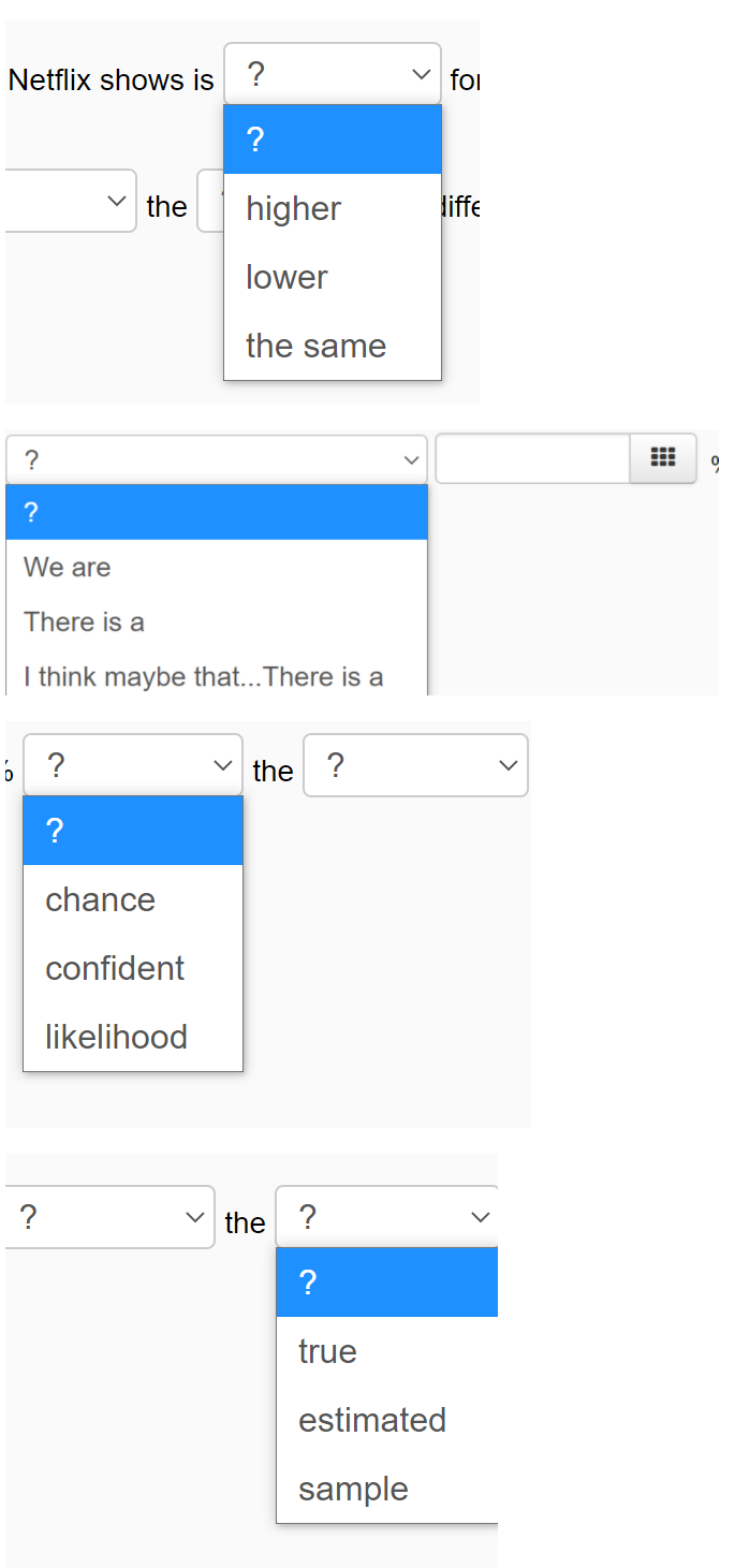 Solved (1 point) Netflix is interested in determining if | Chegg.com