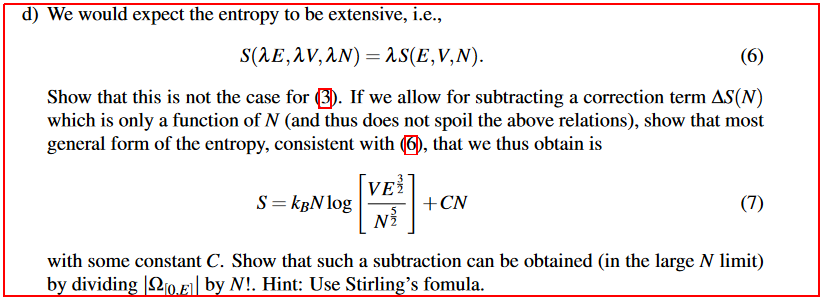 Solved The ideal gas in the microcanonical ensemble We | Chegg.com