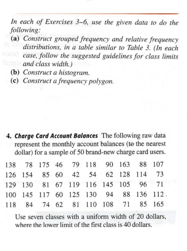 Solved In each of Exercises 3-6, use the given data to do | Chegg.com